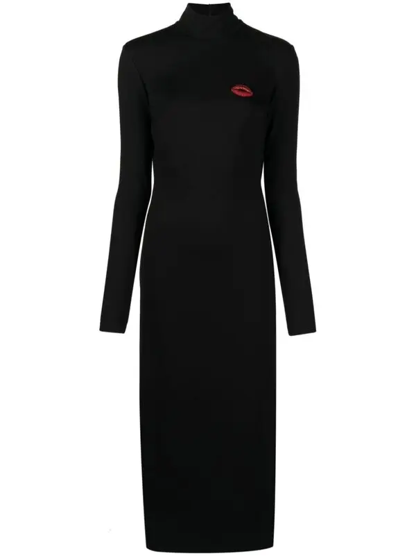 David Koma Open-back Midi Dress