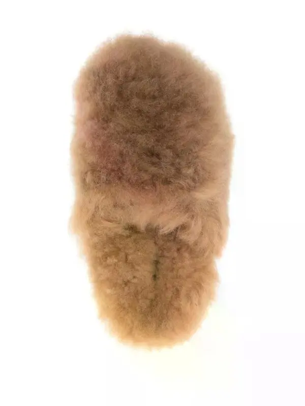 YVES SALOMON Round-toe Wool Mules