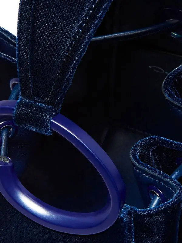 Oscar De La Renta Velvet Tote Bag