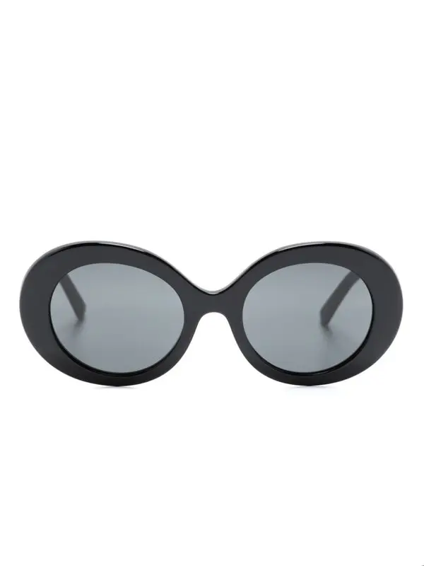 Dolce & Gabbana Logo Oval-frame Sunglasses