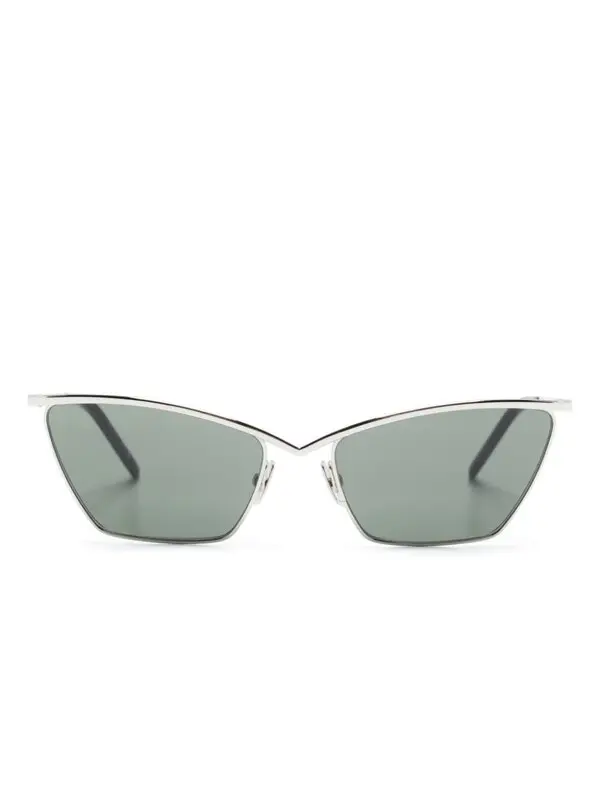 Saint Laurent Sl637 Cat-eye Sunglasses - Silver