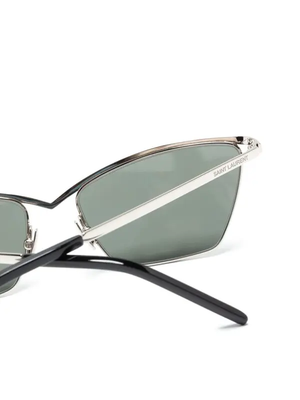 Saint Laurent Sl637 Cat-eye Sunglasses - Silver