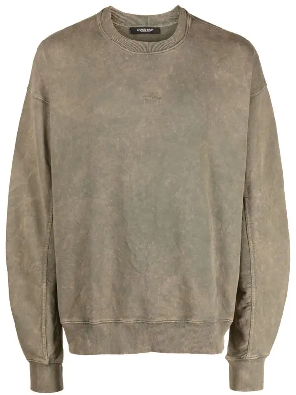 A-COLD-WALL* Uniform Crewneck Gathered Cotton Sweatshirt