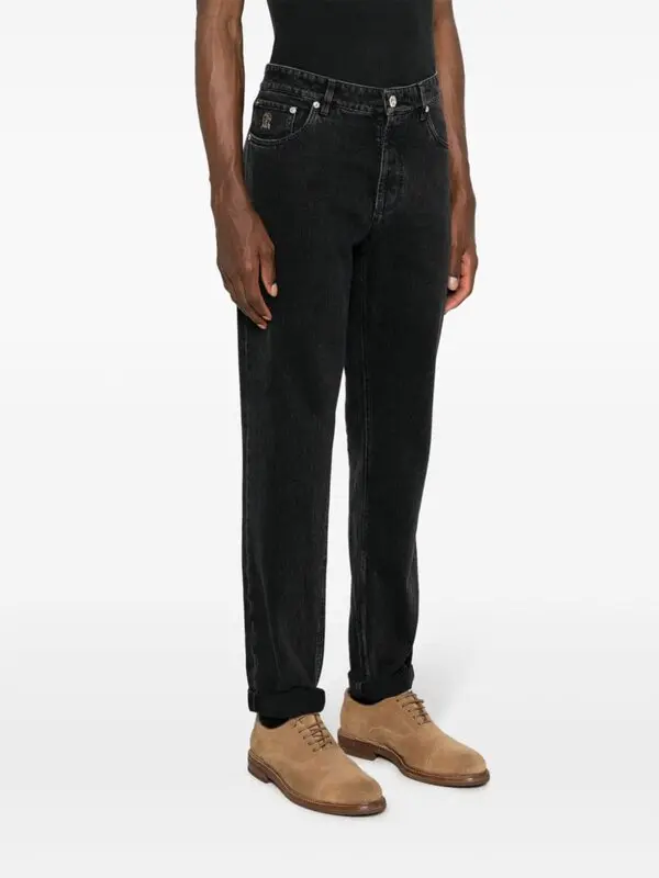 Brunello Cucinelli Straight-leg Cotton Jeans
