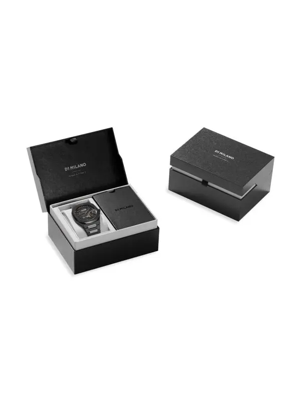 D1 MILANO Ultra Thin 40mm Watch - Black