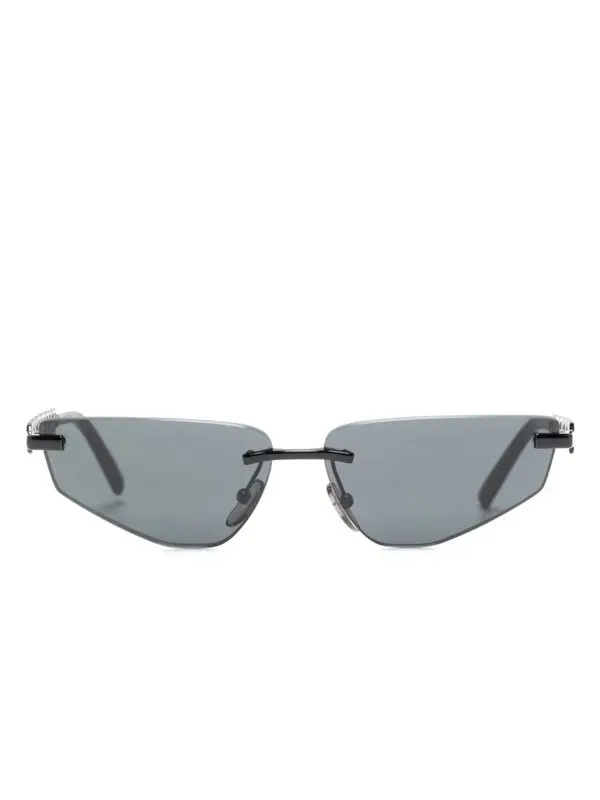 Dolce & Gabbana Geometric-frame Sunglasses - Black