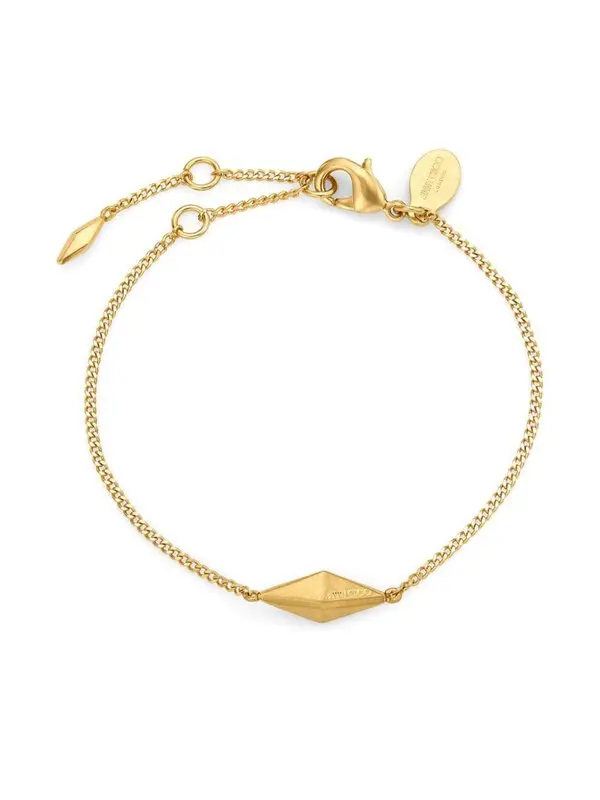 JIMMY CHOO Diamond Fine Chain Bracelet - Gold