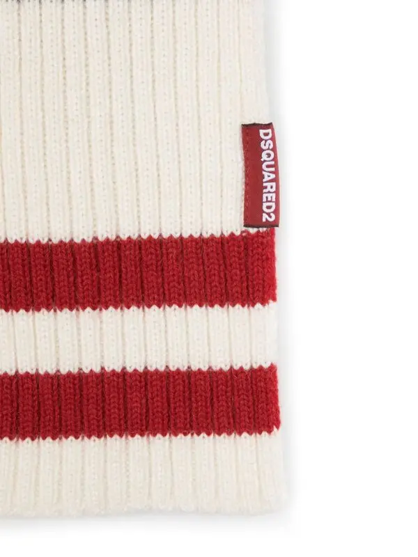 Dsquared2 Stripe-detail Wraparound Scarf