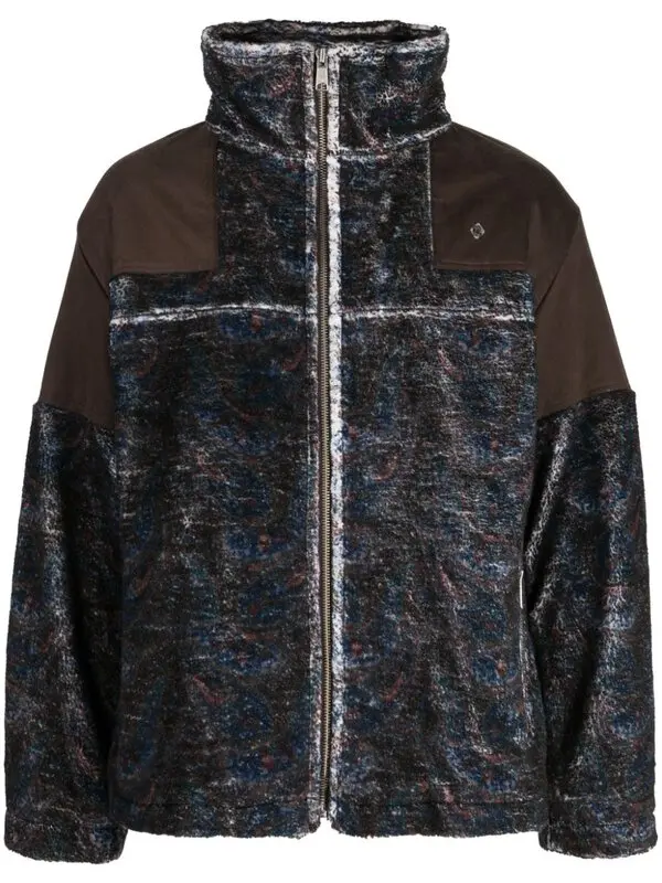 CHILDREN OF THE DISCORDANCE Graphic-print Zip-up Jacket