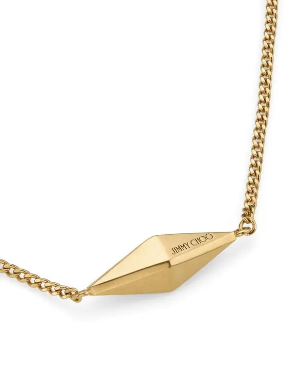 JIMMY CHOO Diamond Chain Necklace - Gold