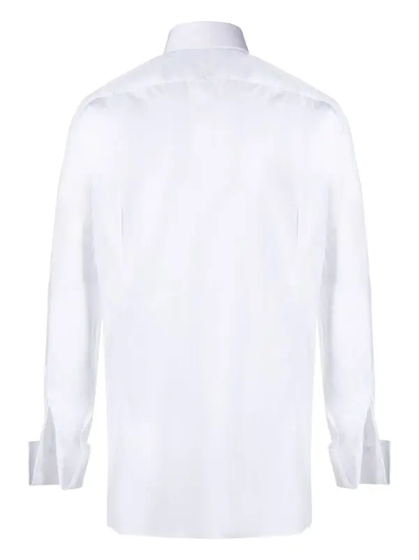 BARBA NAPOLI Long-sleeve Buttoned Shirt - White
