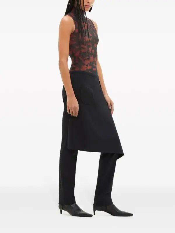 COURREGES Tortoise High Neck Bodysuit