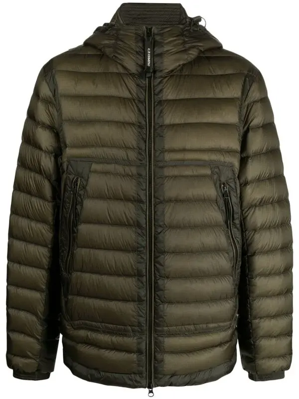 C.P. COMPANY Branded-zip Puller Padded Jacket