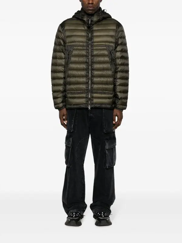 C.P. COMPANY Branded-zip Puller Padded Jacket
