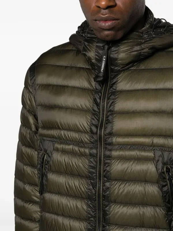 C.P. COMPANY Branded-zip Puller Padded Jacket