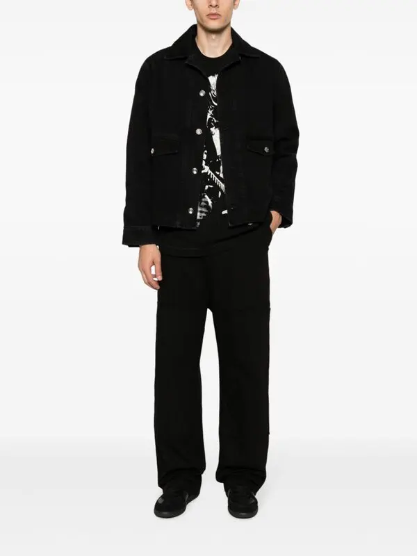 1989 STUDIO Ranch Side Snap-fastening Trousers