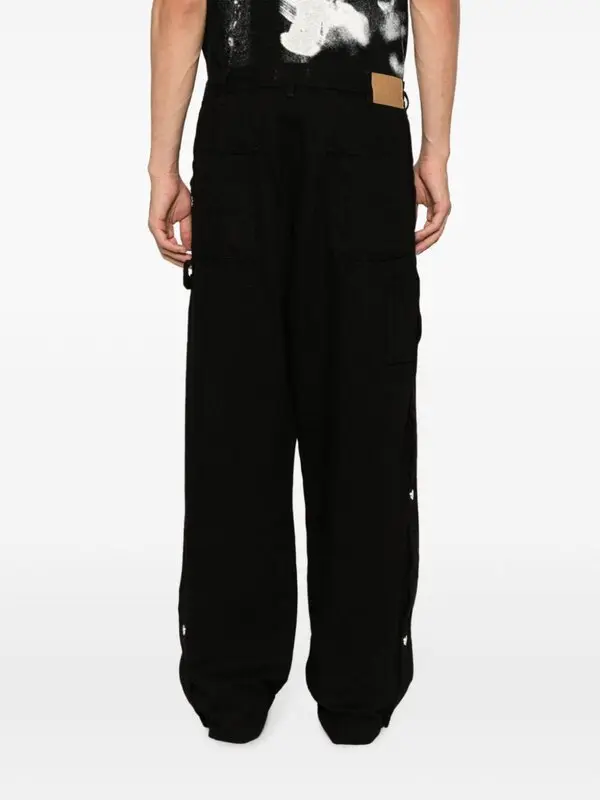 1989 STUDIO Ranch Side Snap-fastening Trousers