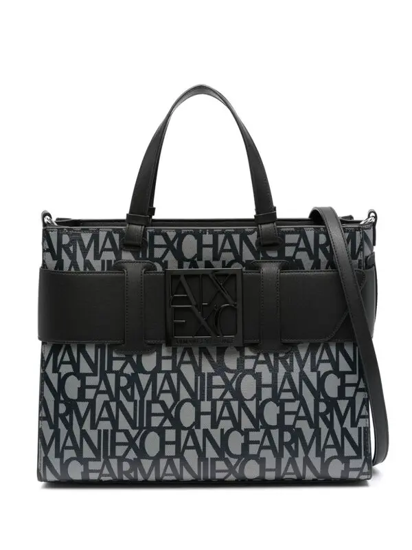 Armani Exchange Logo-print Tote Bag