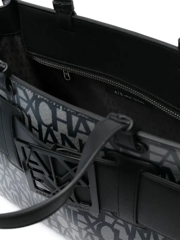Armani Exchange Logo-print Tote Bag