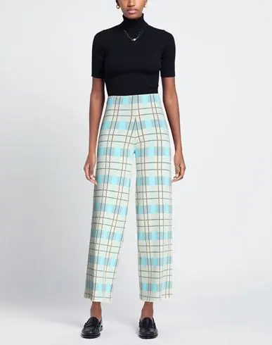 CIRCUS HOTEL Tartan Jacquard Knit Pants