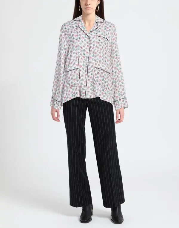 MSGM Satin Shirt - White