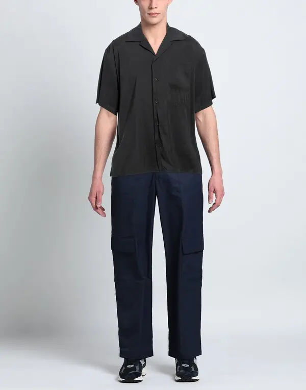 MSGM Shirt Size Viscose, Polyester - Black