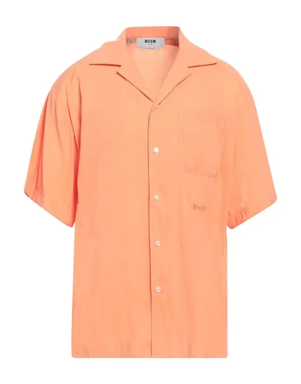 MSGM Shirt Size Viscose, Polyester - Pink