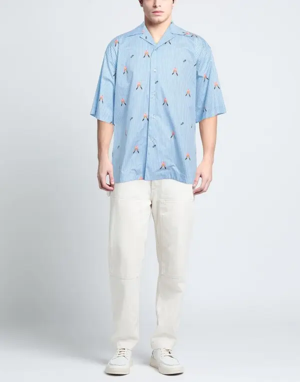 Gcds Shirt Size Cotton - Blue