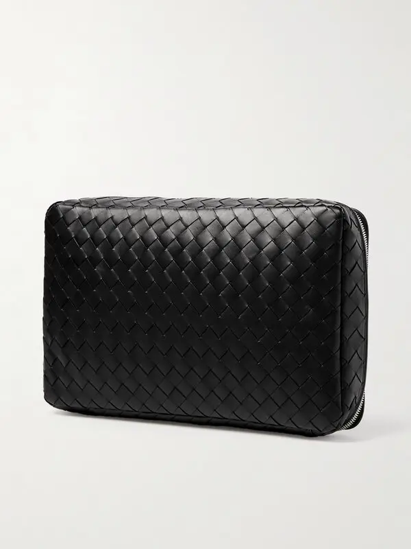 Bottega Veneta Intrecciato Leather Shirt Holder