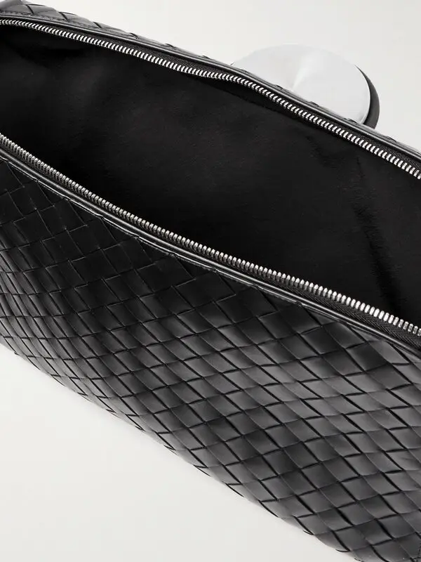 Bottega Veneta Intrecciato Leather Shirt Holder