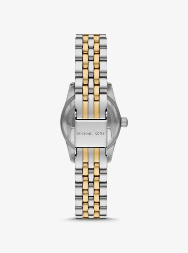 Michael Kors Petite Lexington Two-tone Pavé Watch
