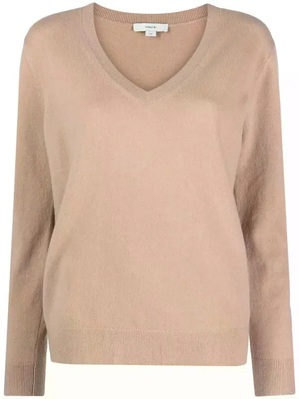 Vince Weekend Cashmere Jumper - Neutrals