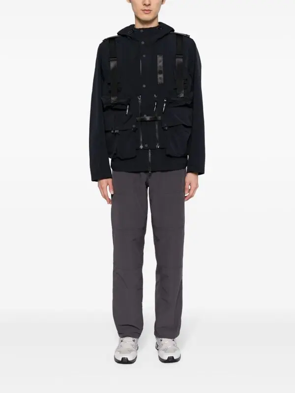 SPOONYARD Detachable-panel Hooded Jacket - Black