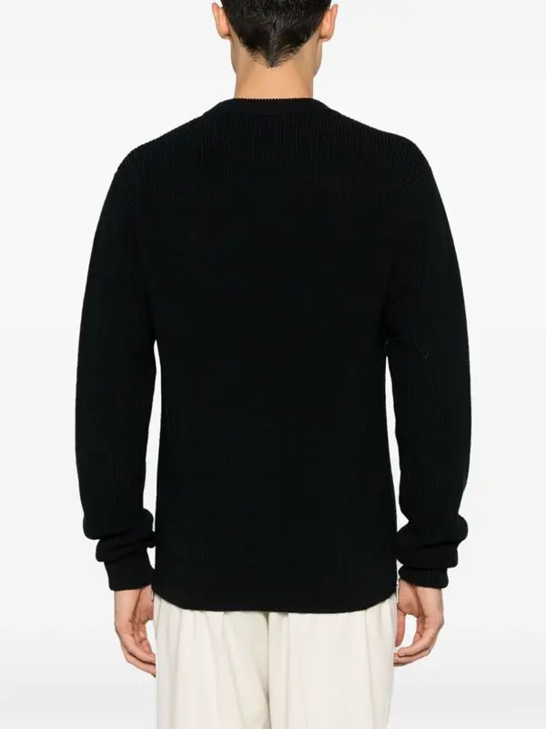 JIL SANDER Side Zip Wool Jumper
