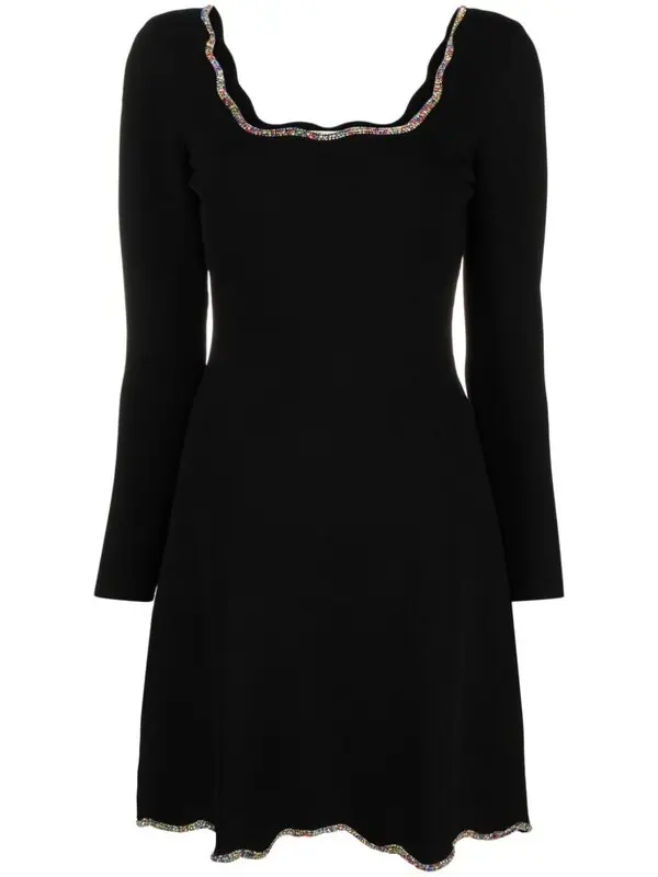 Sandro Rhinestone-embellished Minidress