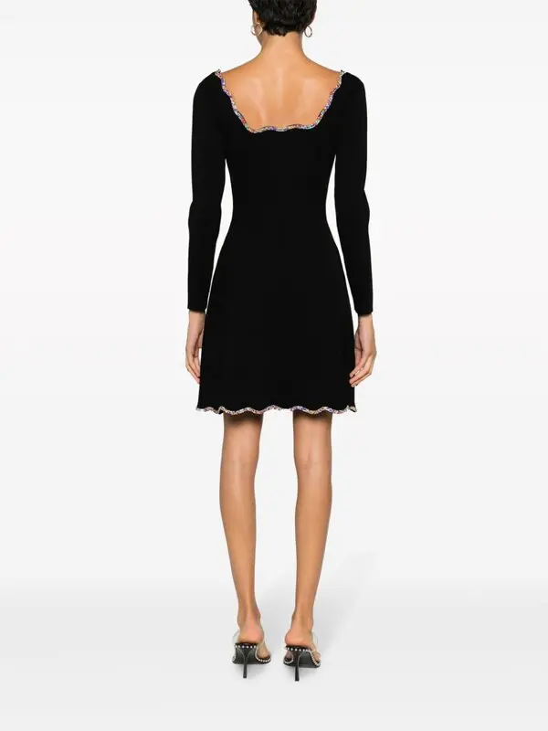 Sandro Rhinestone-embellished Minidress