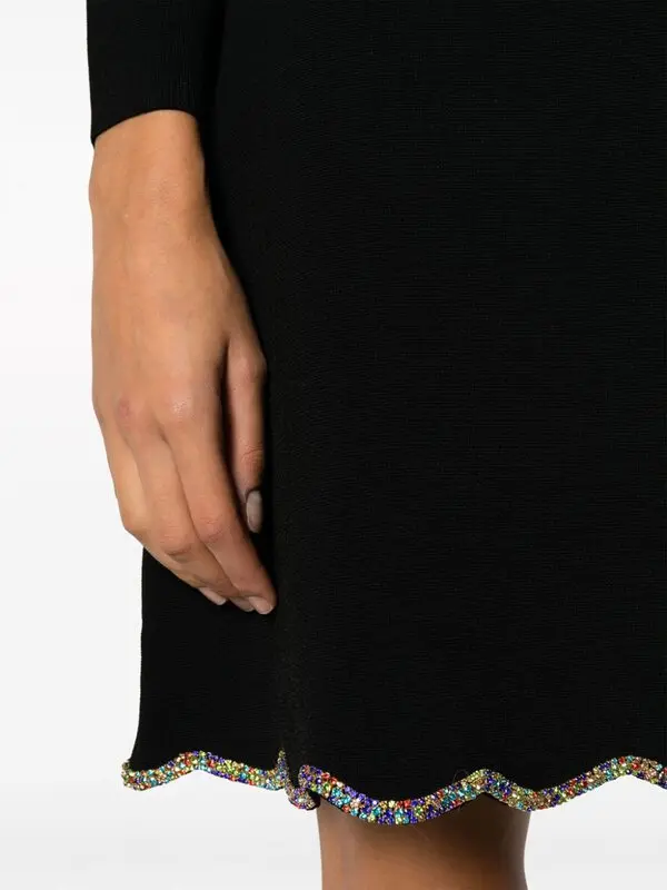 Sandro Rhinestone-embellished Minidress