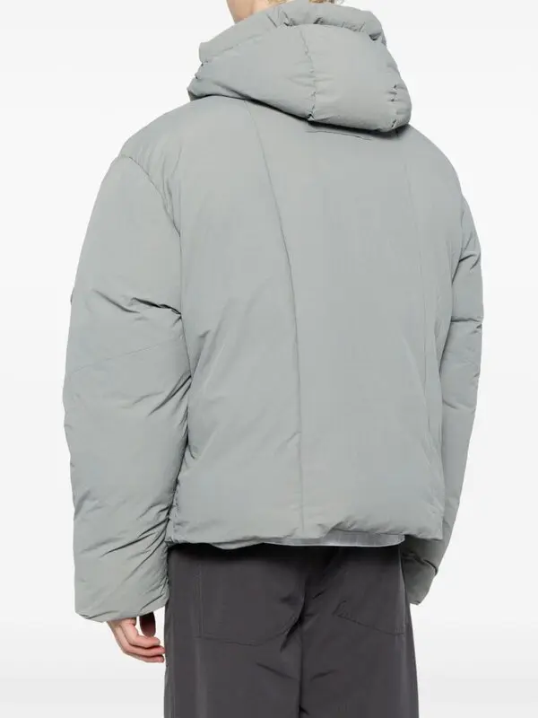 SPOONYARD Hooded Padded Jacket - Grey