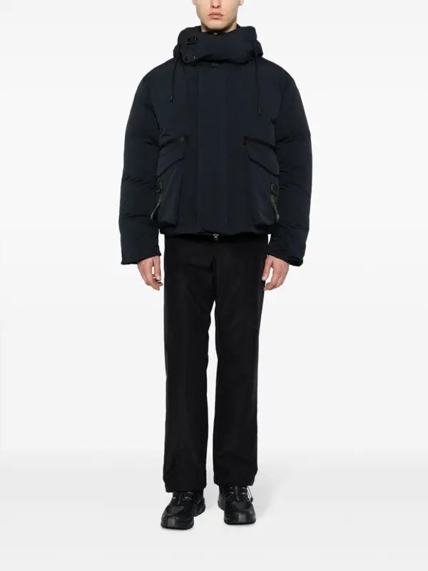 SPOONYARD Hooded Padded Jacket - Black