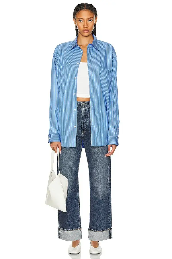 AGOLDE Fran Low Slung Straight Leg Jeans