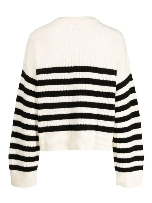 Izzue Logo-patch Striped Jumper