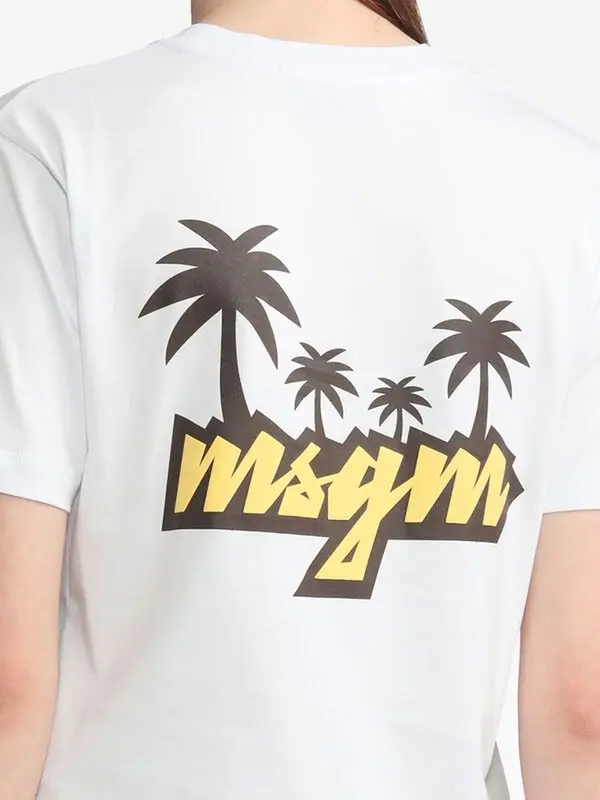 MSGM Logo-print Short-sleeve T-shirt