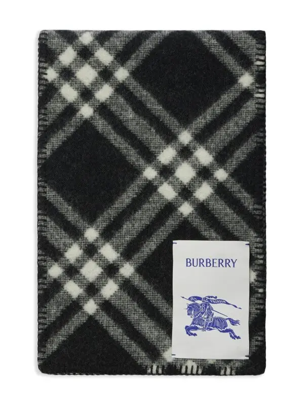 Burberry Check Wool Scarf