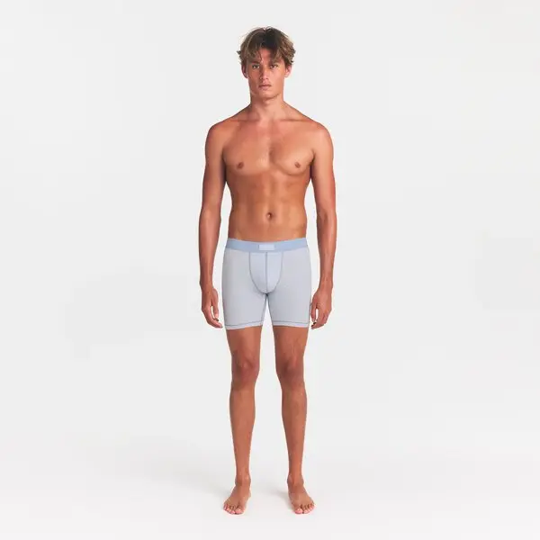 SKIMS 5" Boxer Brief | White | | Cotton - Atmosphere