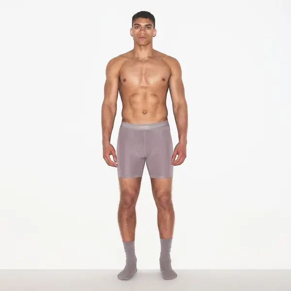 SKIMS Cotton 5 Inch Boxer Brief - Zinc