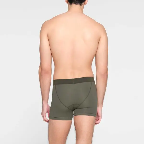SKIMS Cotton 3 Inch Boxer Brief - Military