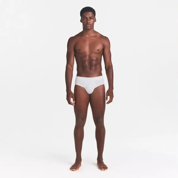 SKIMS Brief | Blue | | Cotton - Chalk