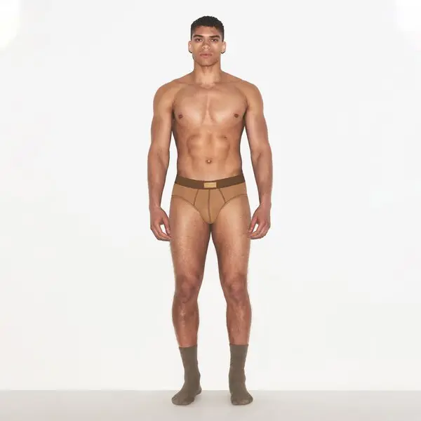 SKIMS Cotton Brief - Russet
