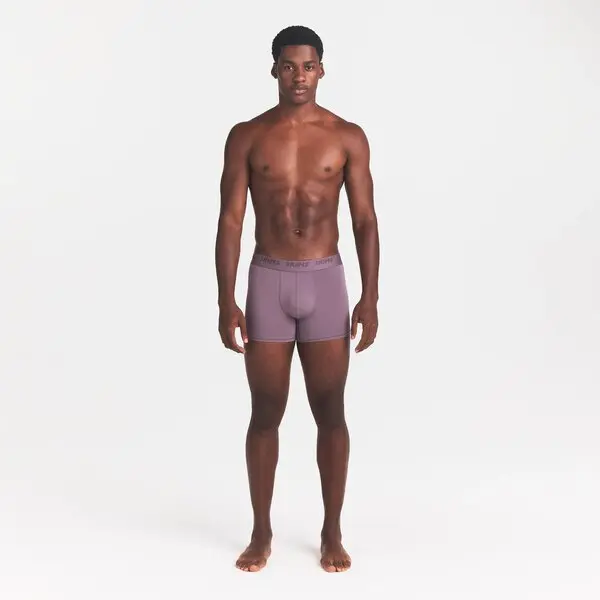 SKIMS 3" Boxer Brief 3 Pack | Grey | Large | Stretch - Iris Heather Multi