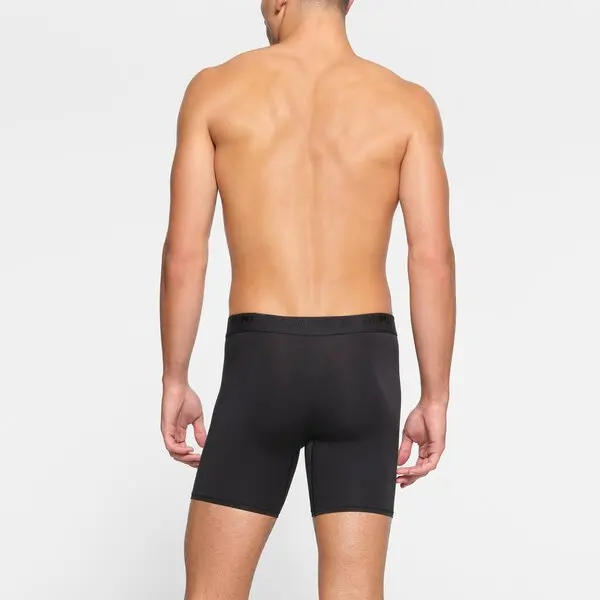 SKIMS 5" Boxer Brief 3 Pack | Grey | Small | Stretch - Obsidian
